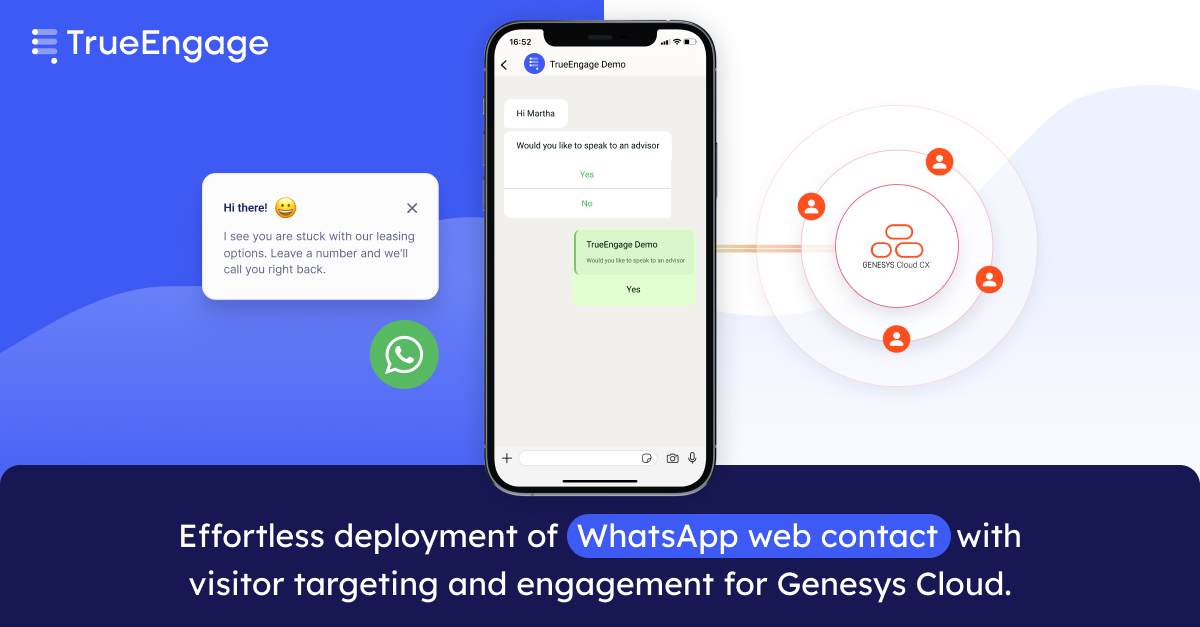 Easy-to-Deploy WhatsApp Web Contact Widget for Genesys Cloud